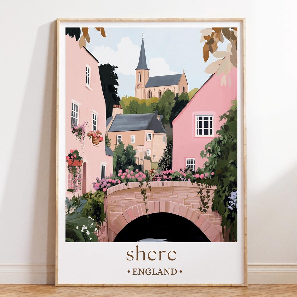 Kna Prints - 1 Pc Poster Shere England Art Print, English Countryside ...