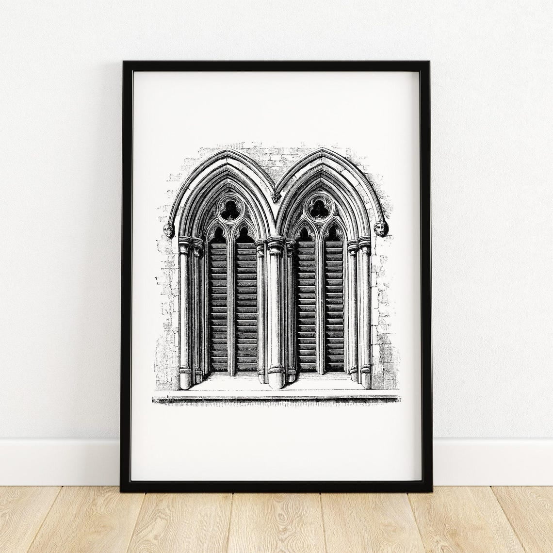 Kna Prints - 1 Pc Poster Shuttered Windows, Northamptonshire ...