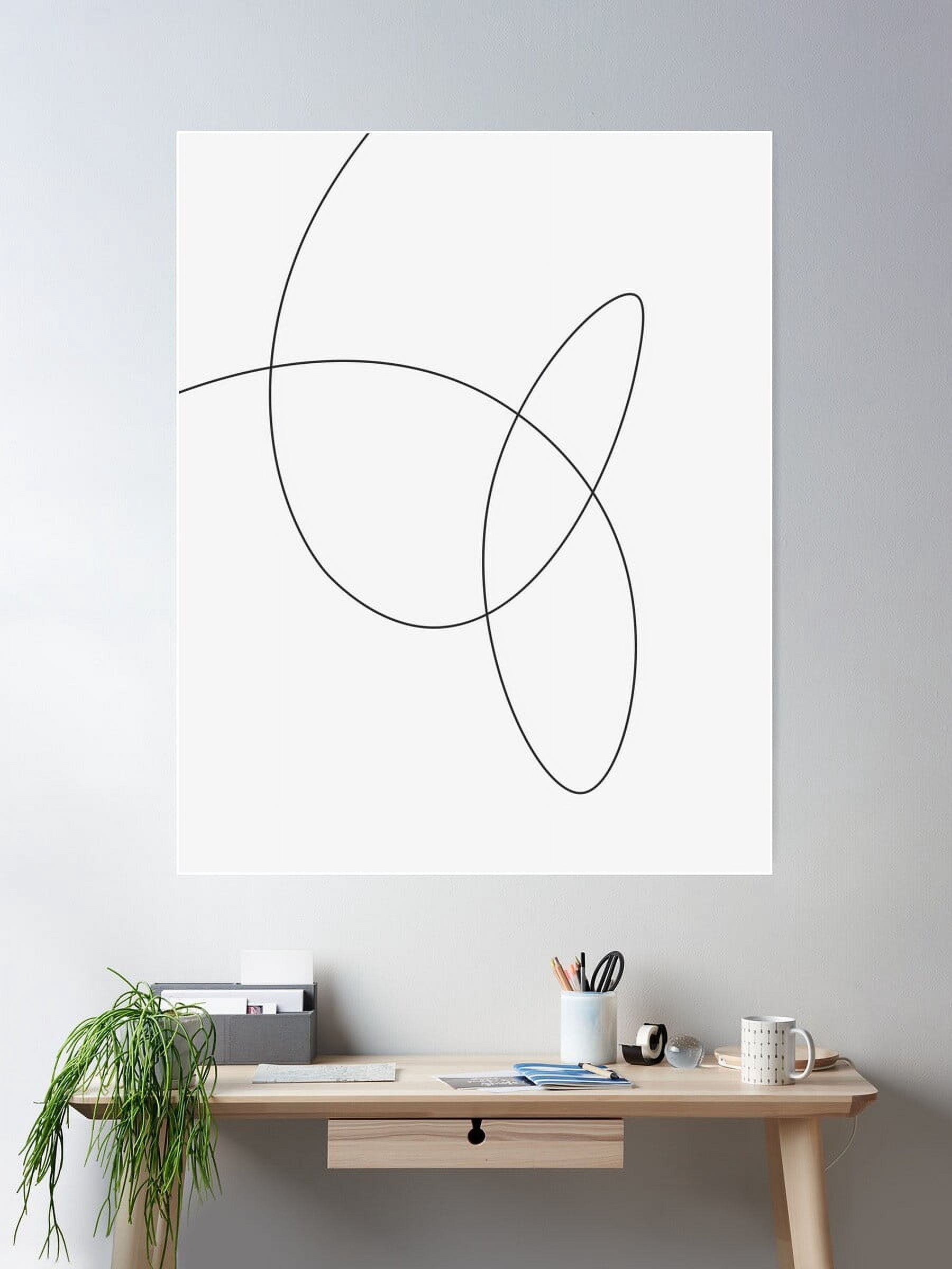 Kna Prints - 1 Pc Poster Simple Line Drawing, UNFRAMED-8x12 - Walmart.com