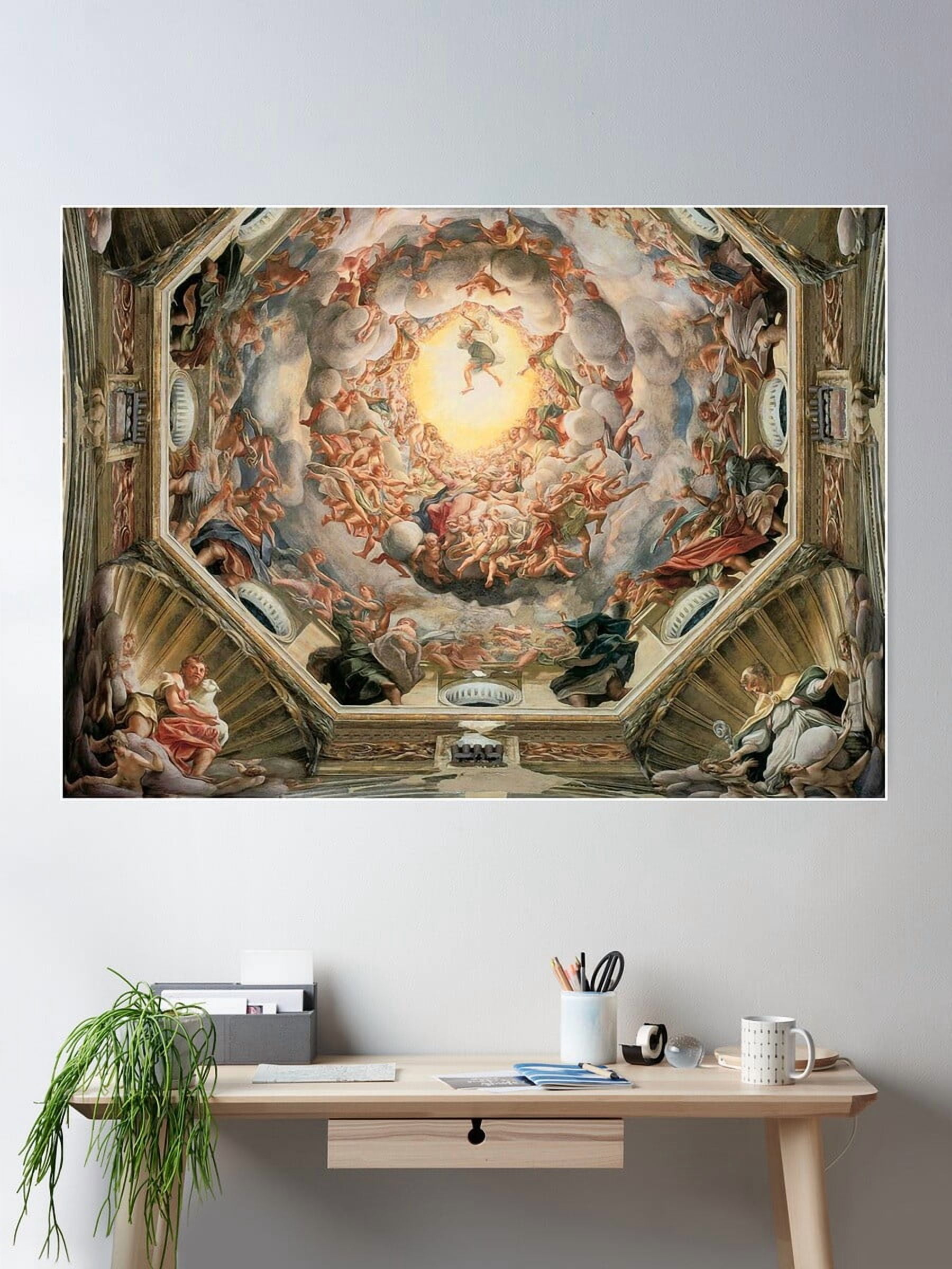Kna Prints - 1 Pc Poster Sistine Chapel Ceiling Michelangelo, UNFRAMED ...