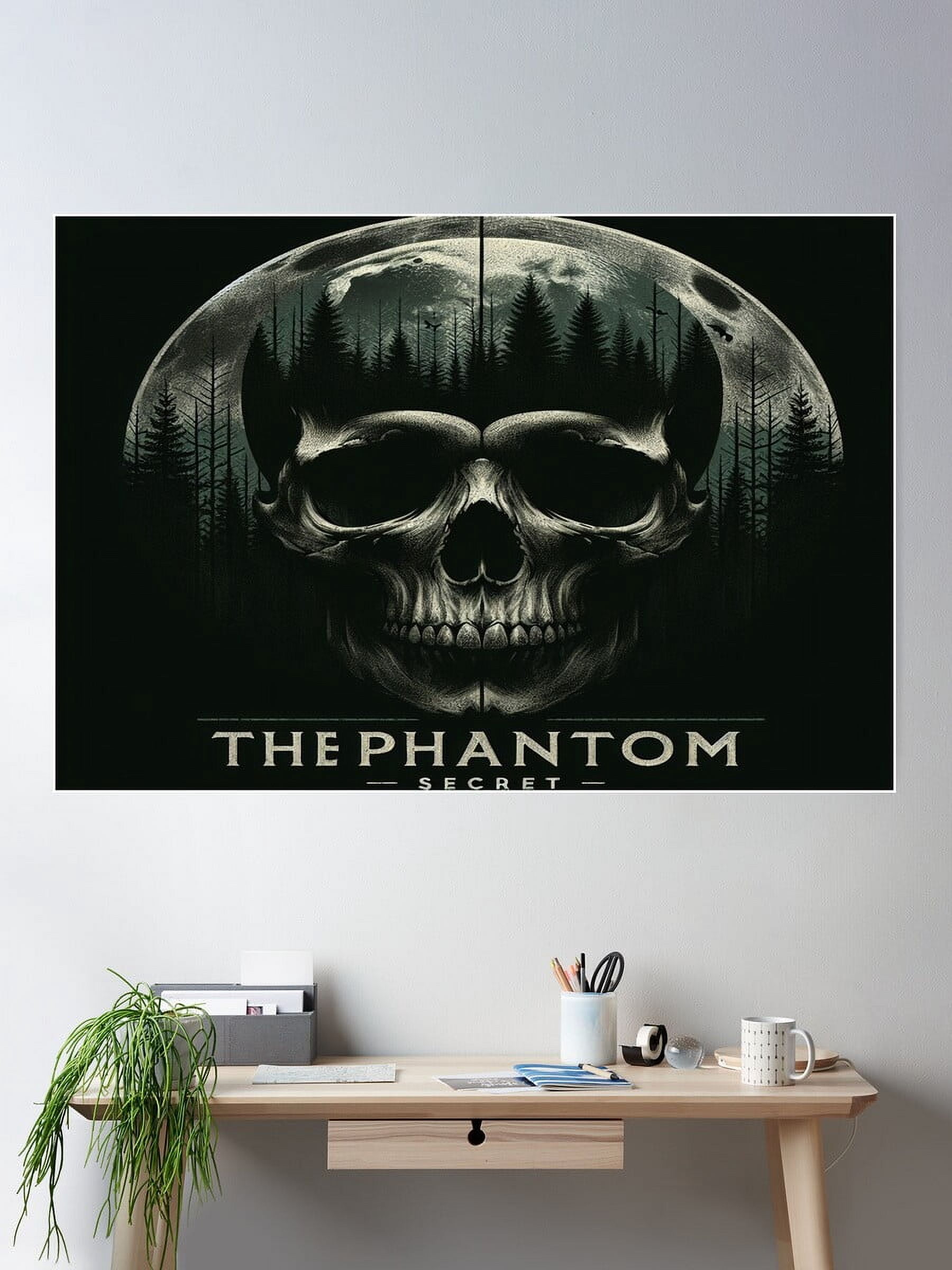 Kna Prints - 1 Pc Poster Skull , Gothic Forest , The Phantom Secret ...