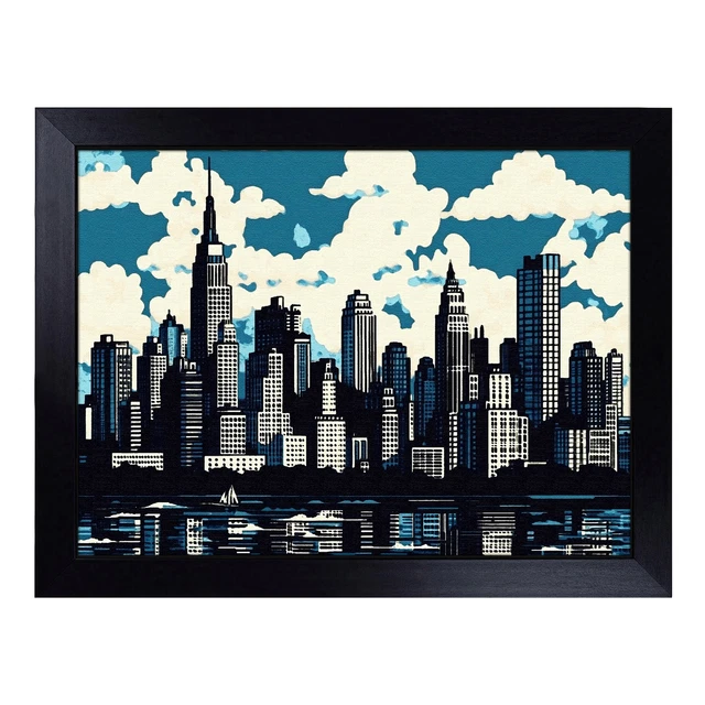 Kna Prints - 1 Pc Poster Skyline Design Vol.3, UNFRAMED-12x18 - Walmart.com