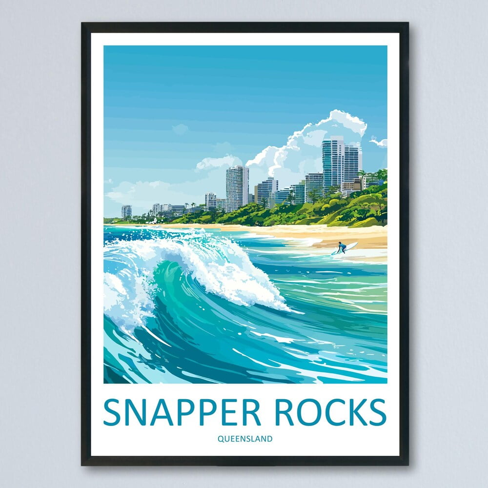 Kna Prints - 1 Pc Poster Snapper Rocks Travel Snapper Rocks Wall Decor ...