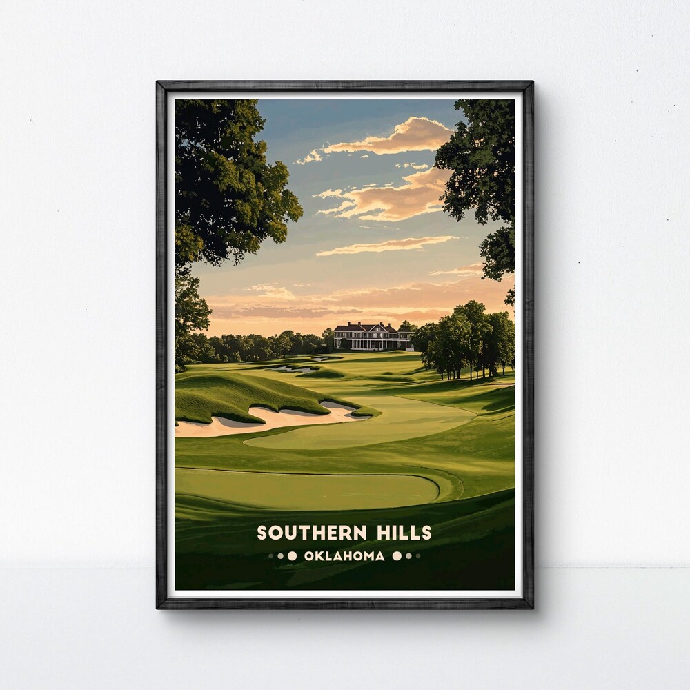 Kna Prints - 1 Pc Poster Southern Hills Golf Course Poster, Oklahoma ...