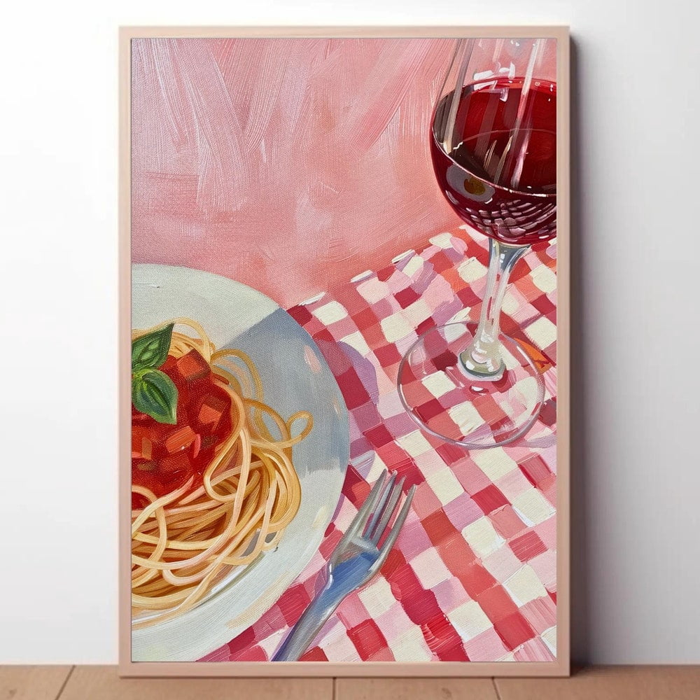Kna Prints - 1 Pc Poster Spaghetti Poster | Foodie Posters | Pasta Wall ...