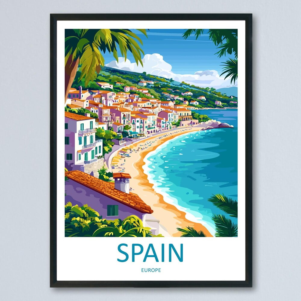 Kna Prints - 1 Pc Poster Spain Travel Poster Spanish Wall Art Country ...