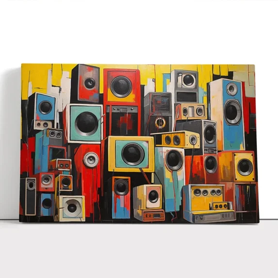 Kna Prints - 1 Pc Poster Speakers Dadaism Wall Art Poster Home Decor ...