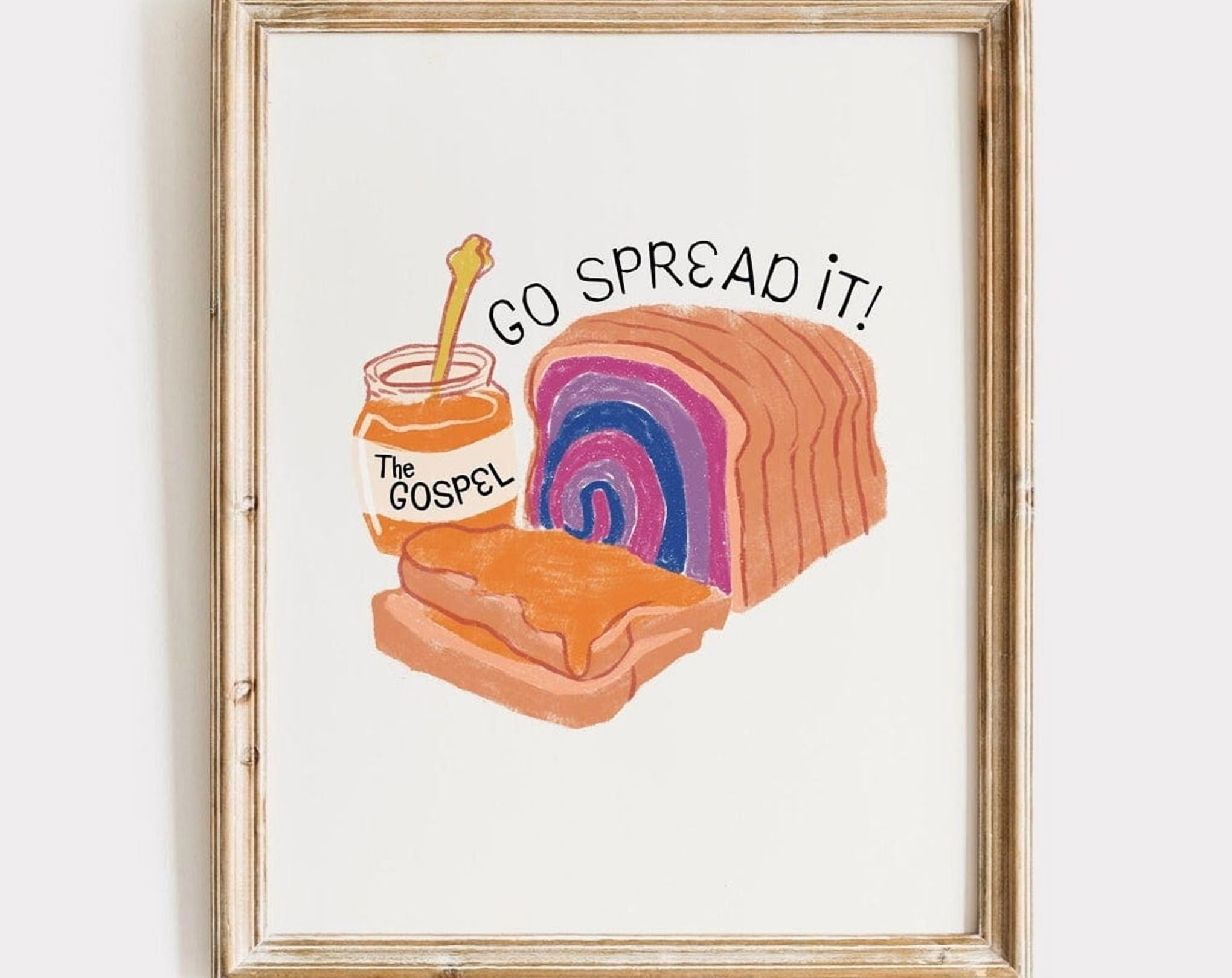 Kna Prints - 1 Pc Poster Spread The Gospel Modern Christian Art Prayer ...