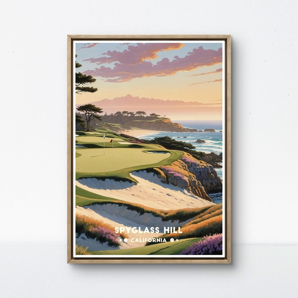Kna Prints - 1 Pc Poster Spyglass Hill California Vintage Poster ...