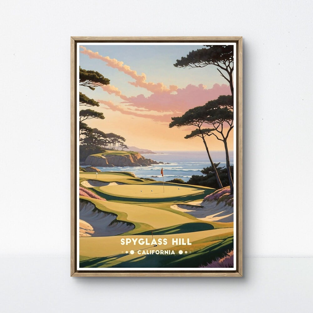 Kna Prints - 1 Pc Poster Spyglass Hill Golf Course Vintage Poster ...