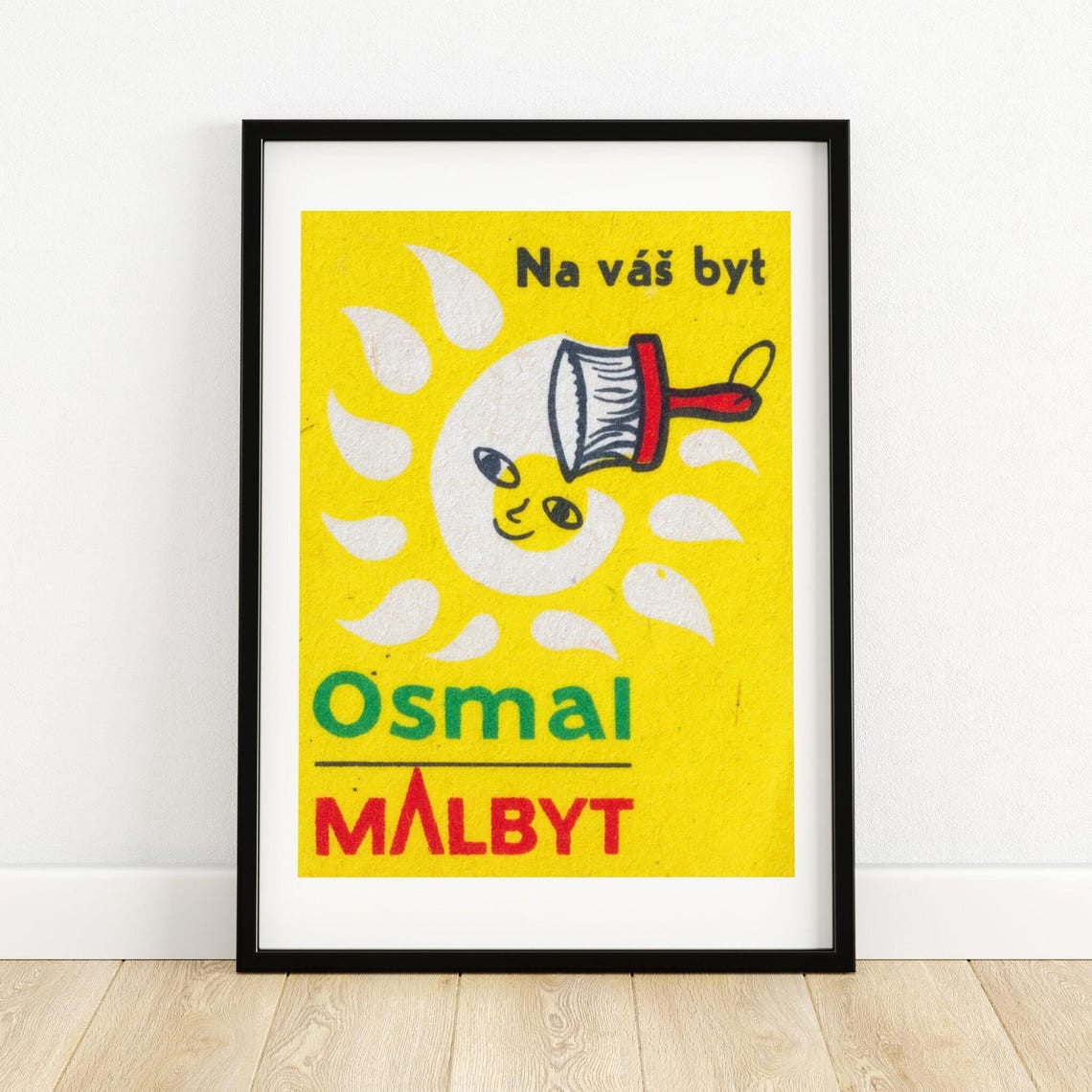 Kna Prints - 1 Pc Poster Sshine Paintbrush Matchbox Print Aesthetic ...