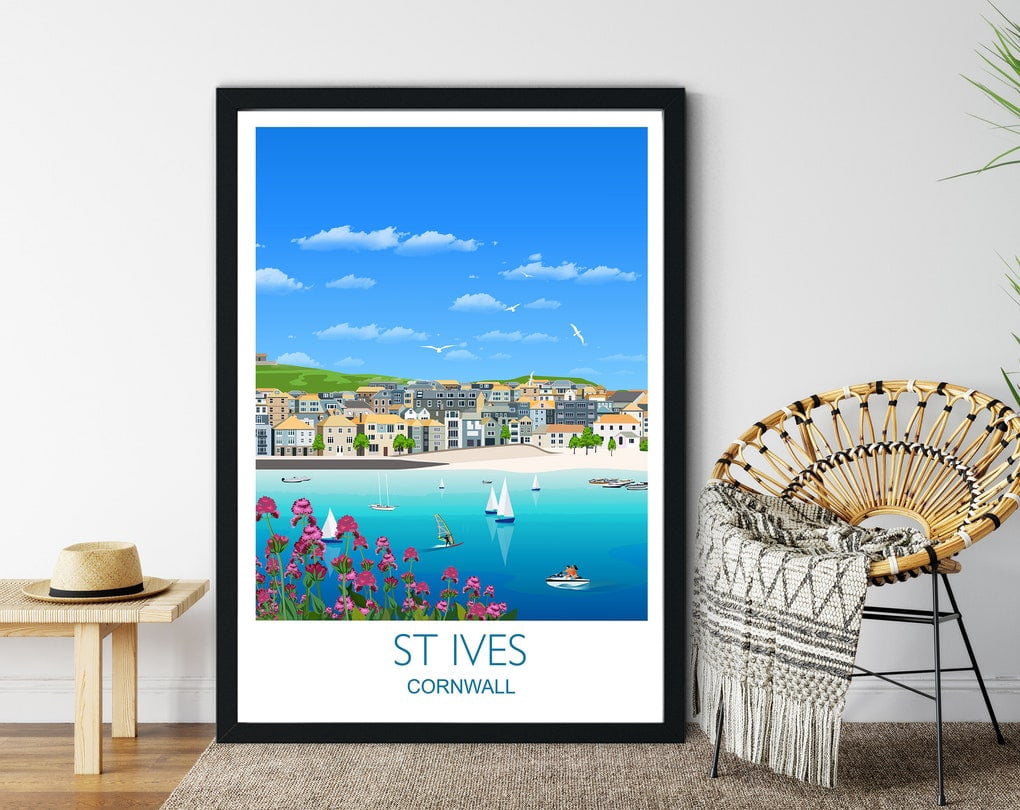Kna Prints - 1 Pc Poster St Ives Travel Print, Travel Of St Ives ...