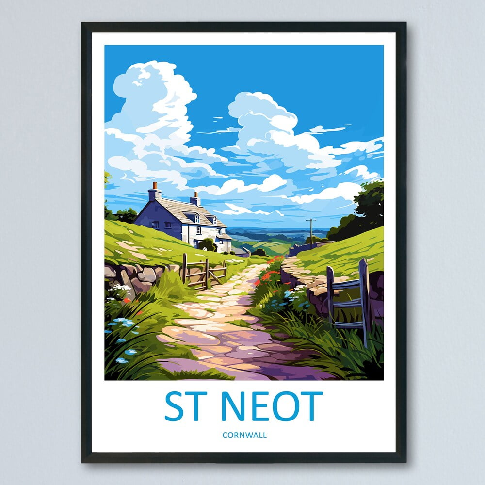 Kna Prints - 1 Pc Poster St Neot Travel Wall Art St Neot Wall Hanging ...
