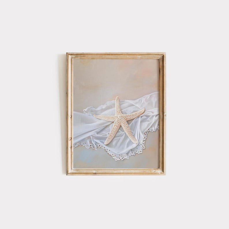 Kna Prints - 1 Pc Poster Starfish Handkerchief Coastal Granddaughter ...