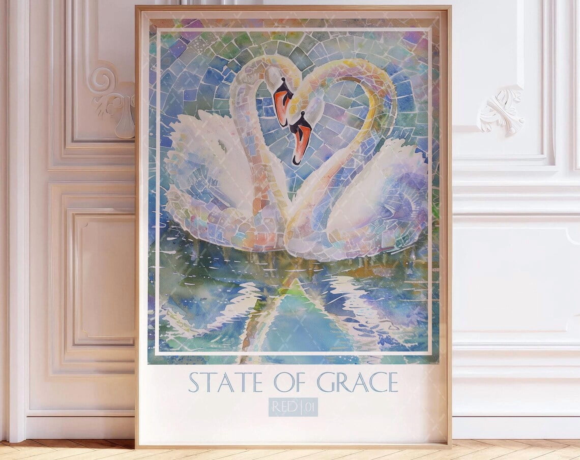 Kna Prints - 1 Pc Poster State Of Grace Song Watercolor Wall Art Subtle ...