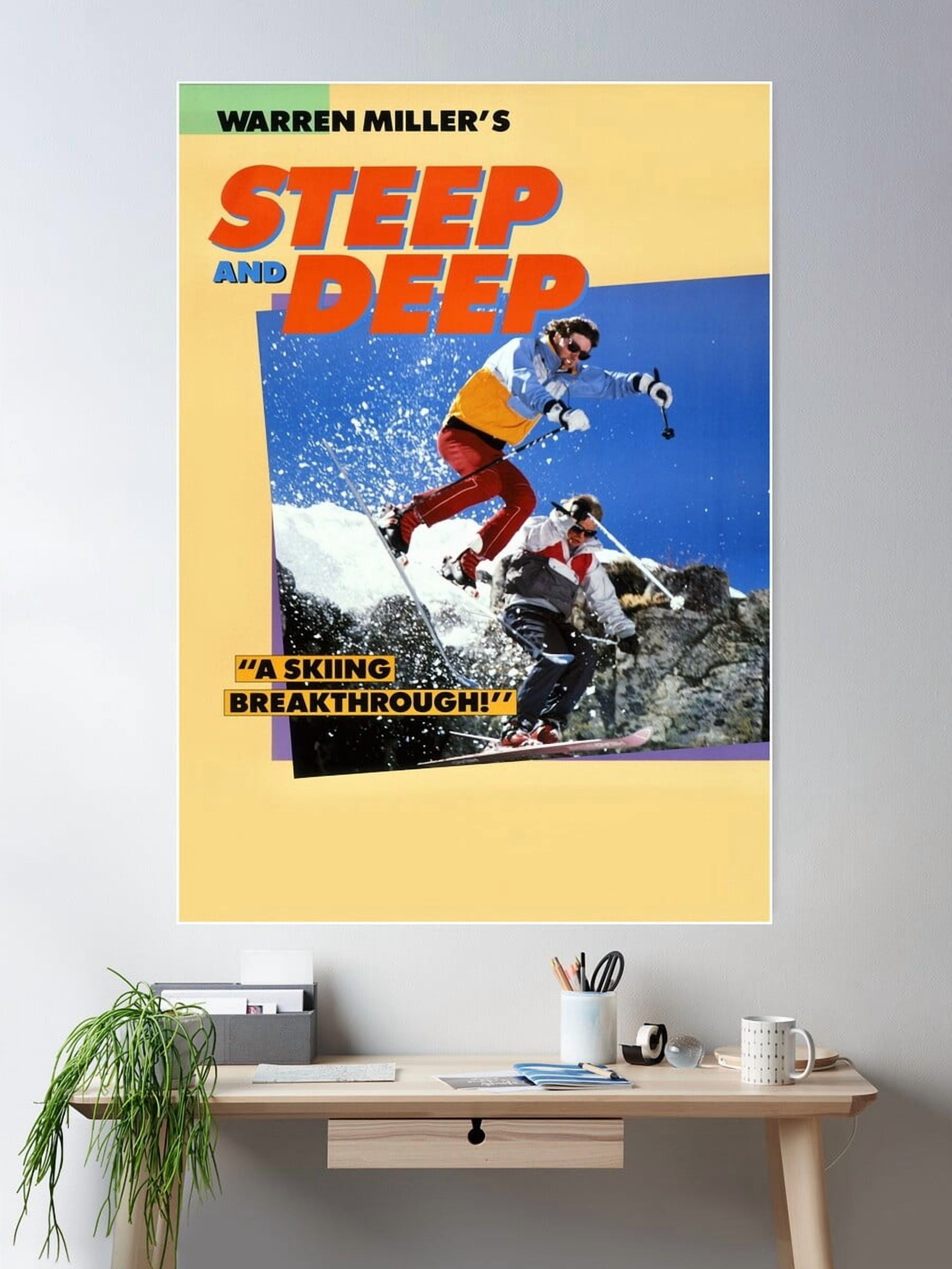 Kna Prints - 1 Pc Poster Steep And Deep Warren Miller Ski, UNFRAMED ...