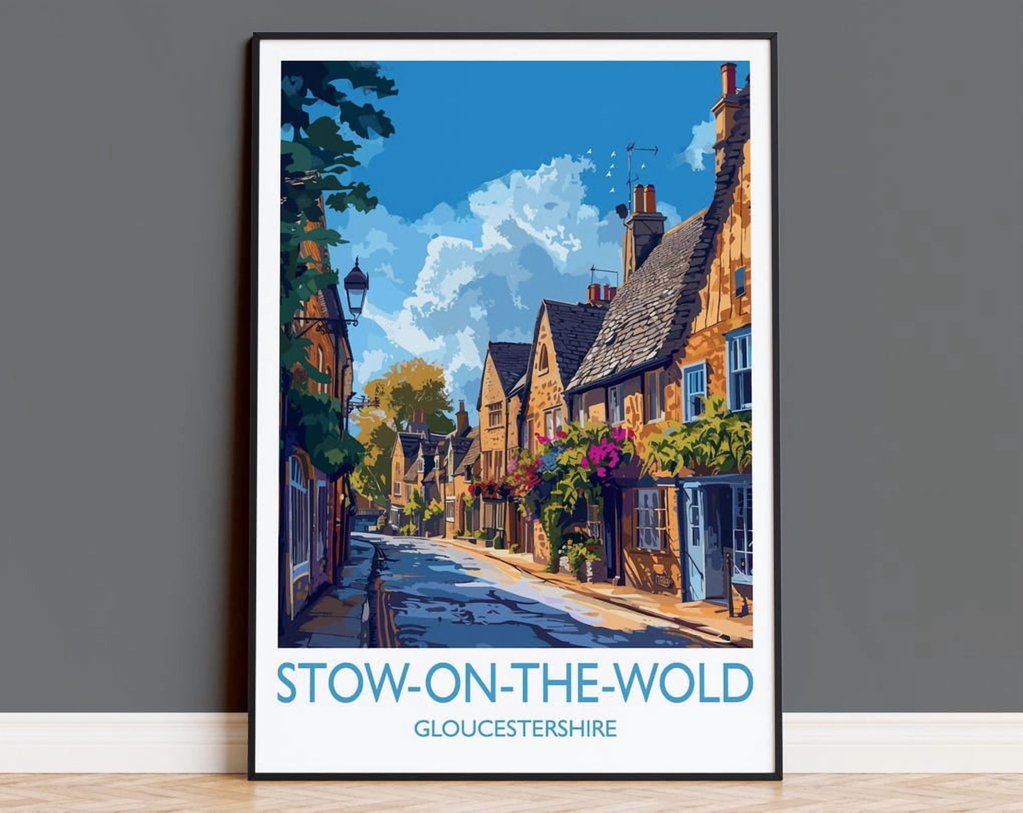 Kna Prints - 1 Pc Poster Stow On The Wold Travel , Travel Print Of Stow ...
