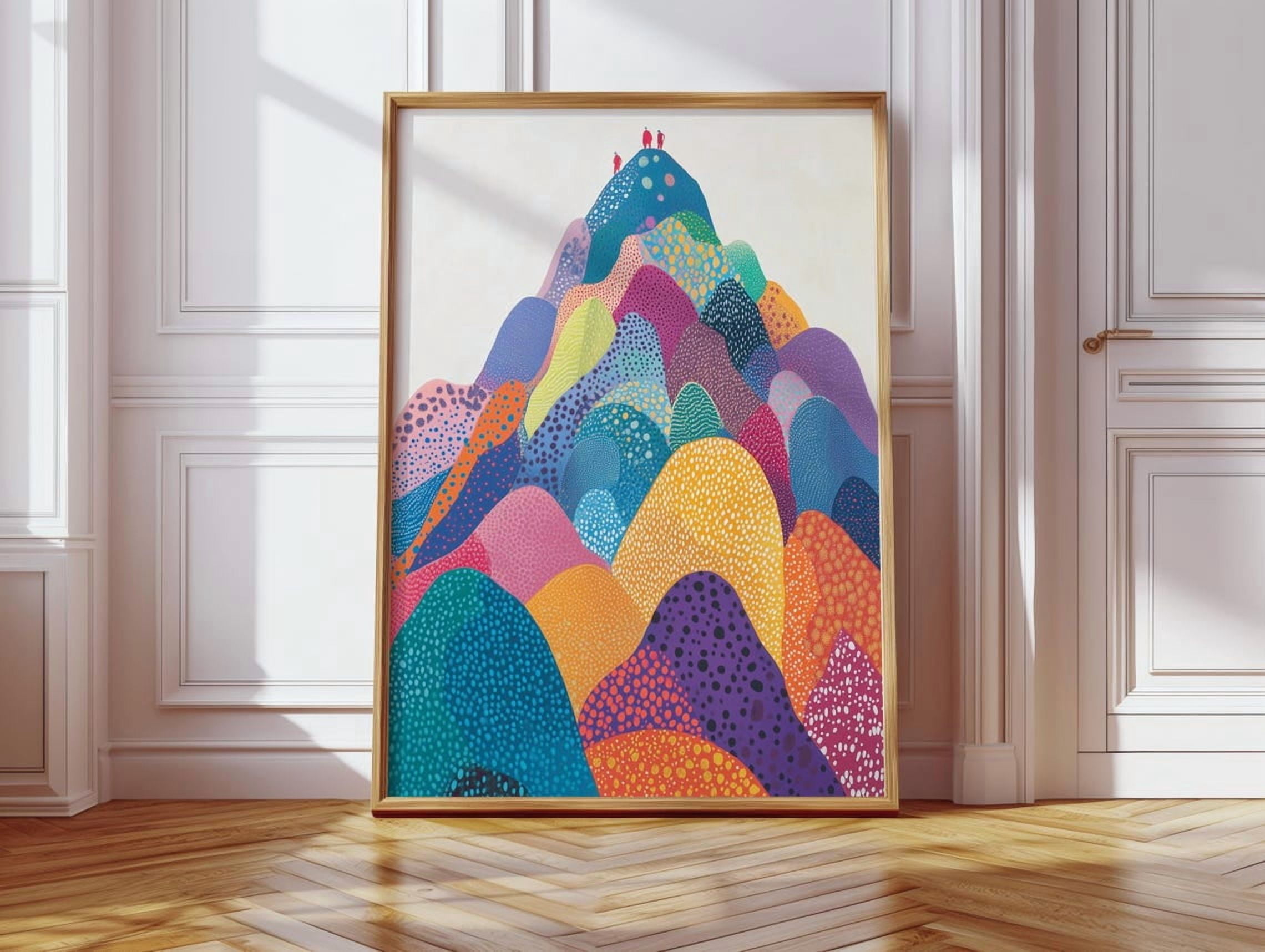 Kna Prints - 1 Pc Poster Strangers On Mt Fuji Hiroshi Nagai Inspired ...