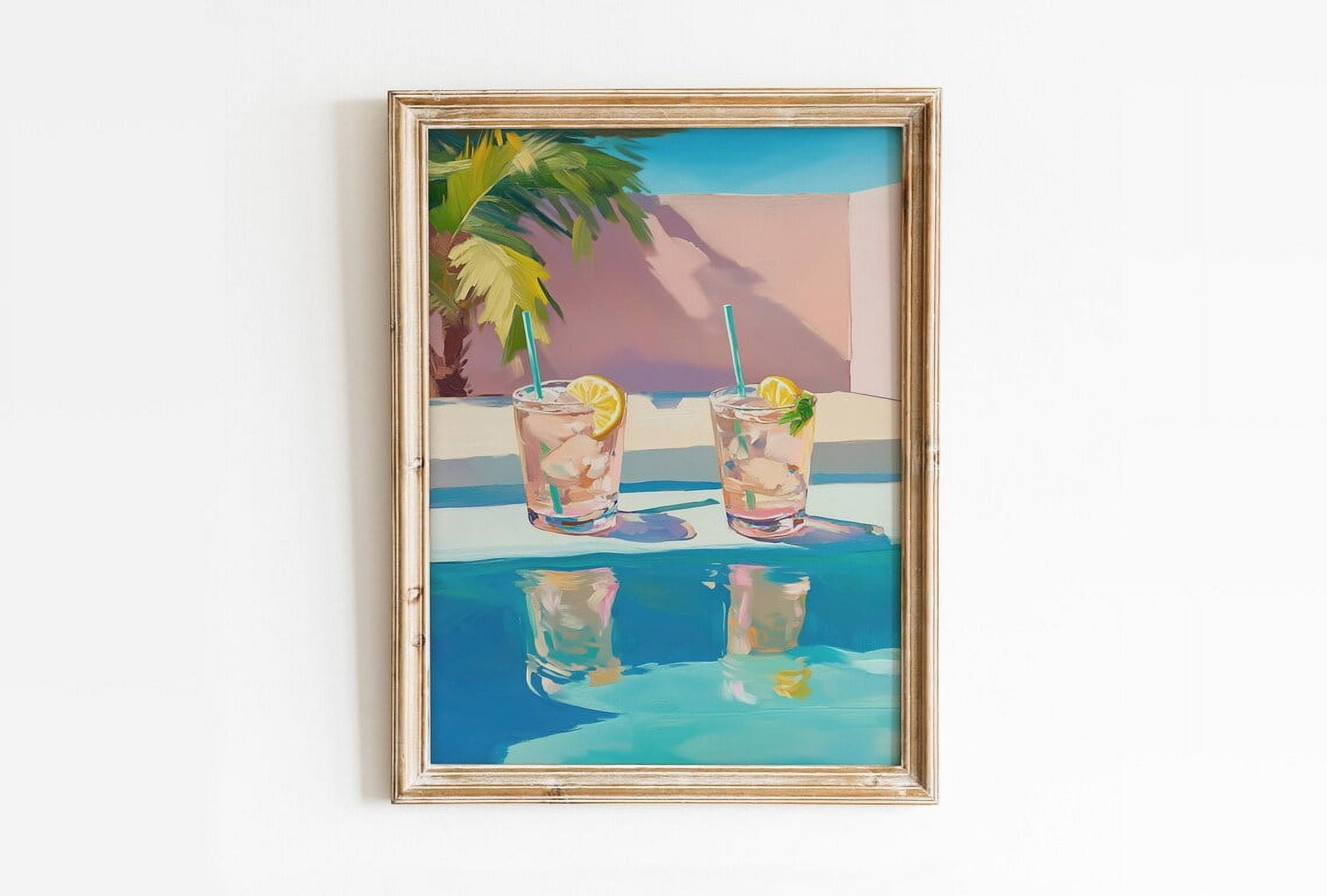 Kna Prints - 1 Pc Poster Summer Cocktails Wall Art, Trendy Alcohol ...