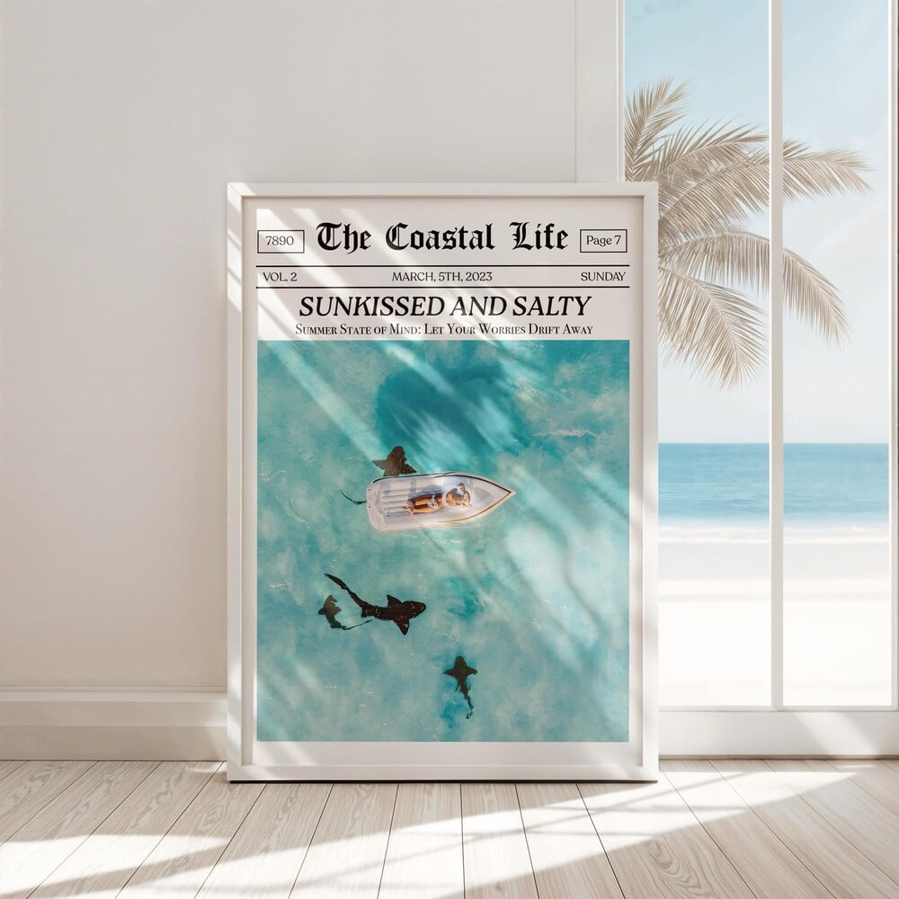 Kna Prints - 1 Pc Poster Summer Poster, Coastal Life, Sunkissed And ...