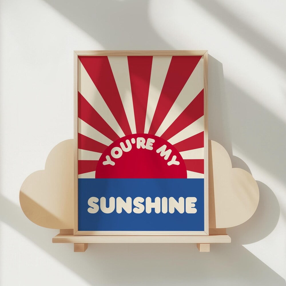 Kna Prints - 1 Pc Poster Sunshine Colorful Print For Kids Wall Art ...
