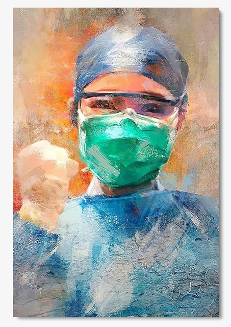 Kna Prints - 1 Pc Poster Surgeon Hand Power Inspirational Surgeon Wall ...