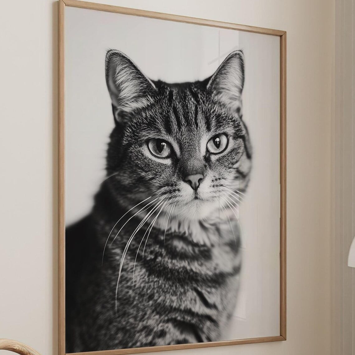 Kna Prints - 1 Pc Poster Tabby Cat Fashion Magazine Inspired Animal ...