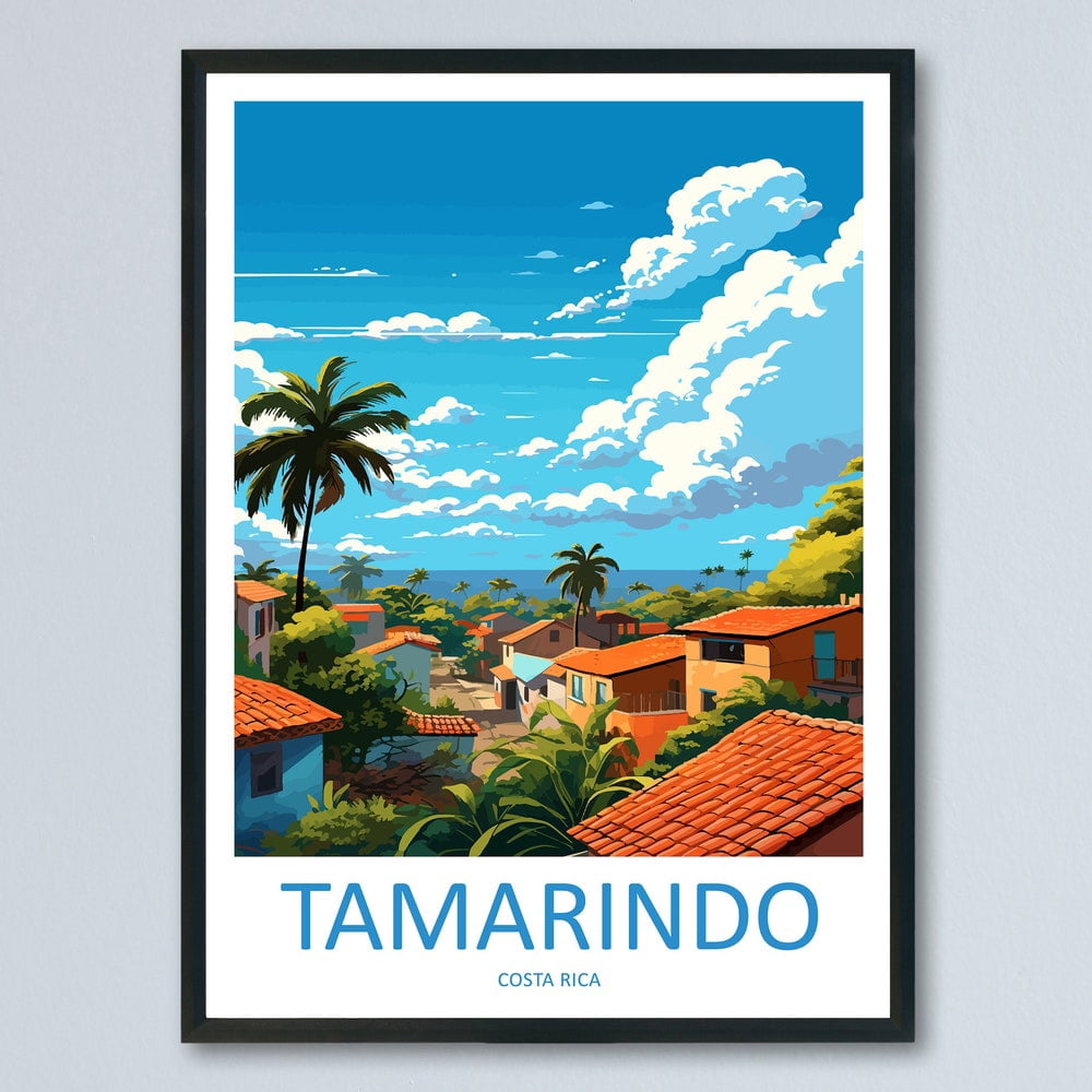 Kna Prints - 1 Pc Poster Tamarindo Travel Wall Art Tamarindo Wall ...