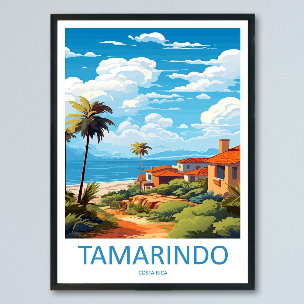 Kna Prints - 1 Pc Poster Tamarindo Travel Wall Art Tamarindo Wall ...