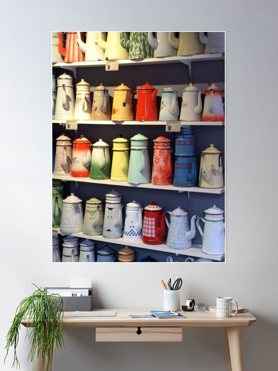 Kna Prints - 1 Pc Poster Teapots At The March Aux Puces De Saint-Ouen ...