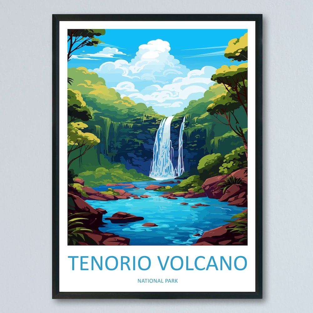 Kna Prints - 1 Pc Poster Tenorio Volcano National Park Travel Wall Art ...