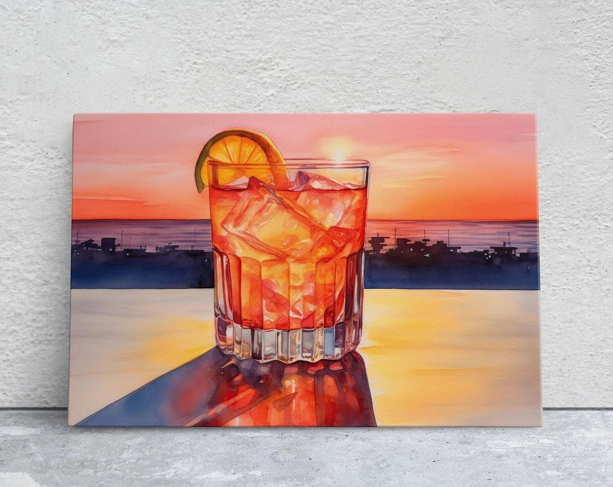 Kna Prints - 1 Pc Poster Tequila Srise, Mexico Beach, Bar Decor ...