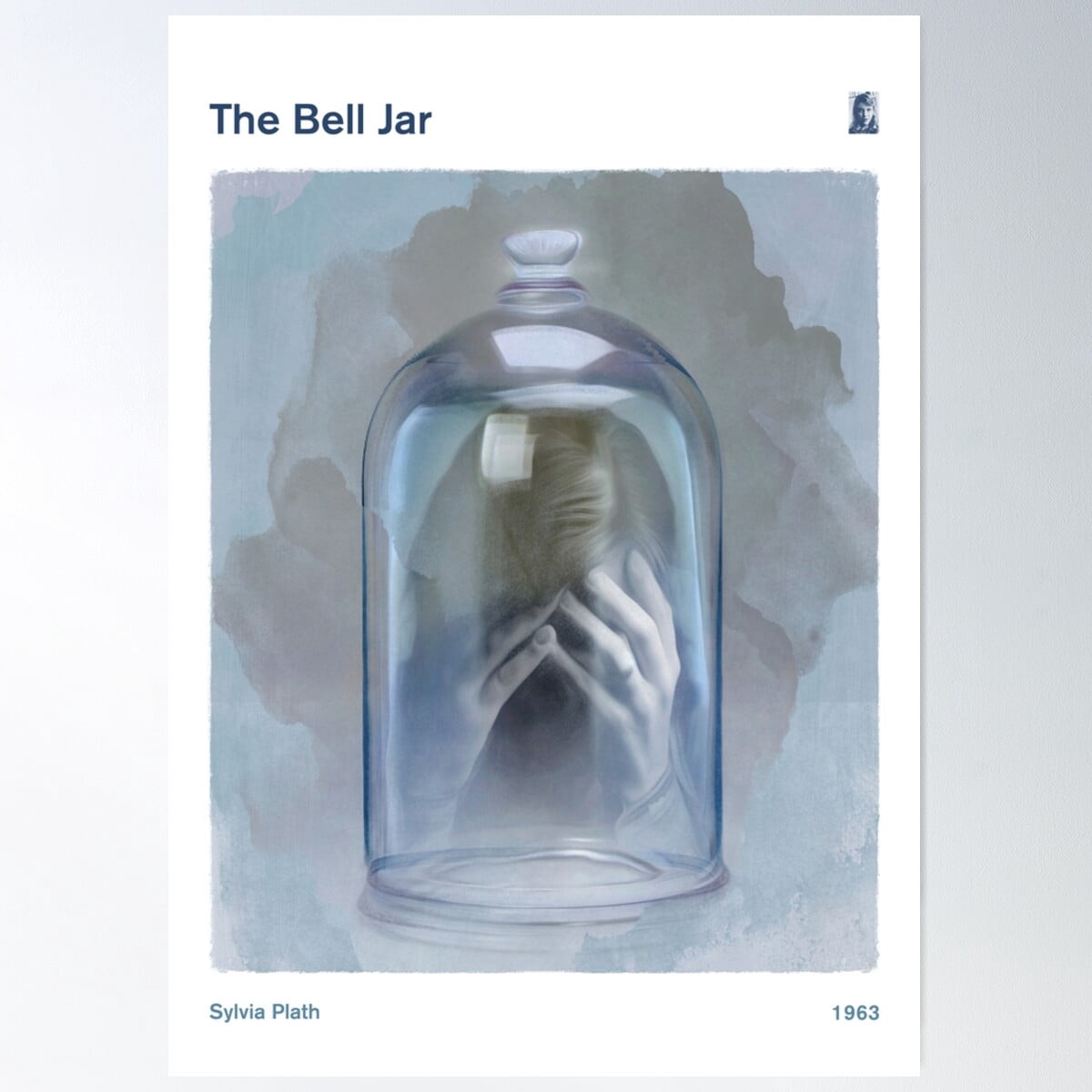 Kna Prints - 1 Pc Poster The Bell Jar, Sylvia Plath American Literature ...