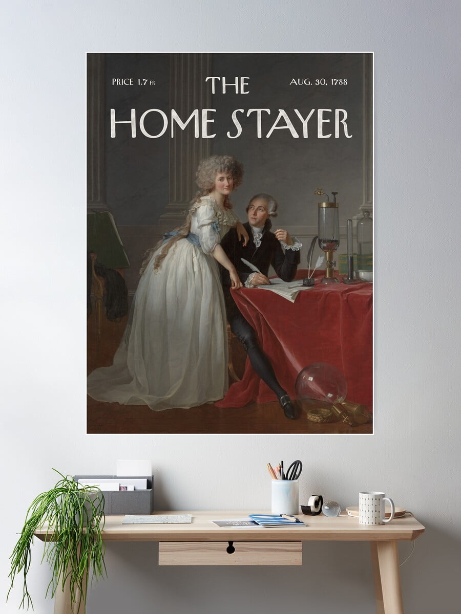 Kna Prints - 1 Pc Poster The Home Stayer Antoine And Marie Lavoisier ...