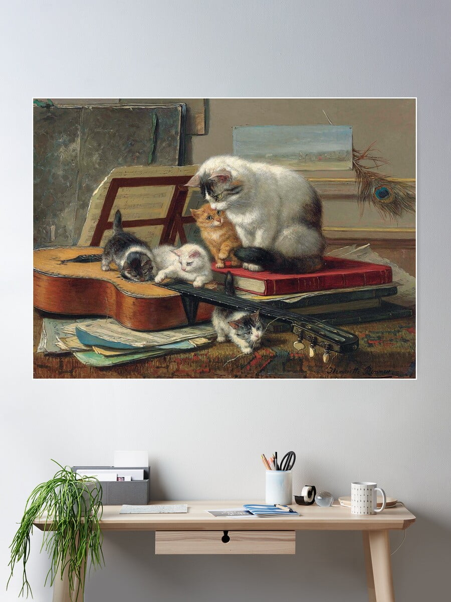 Kna Prints - 1 Pc Poster The Music Lesson By Henriã£Â«Tte Ronner-Knip ...