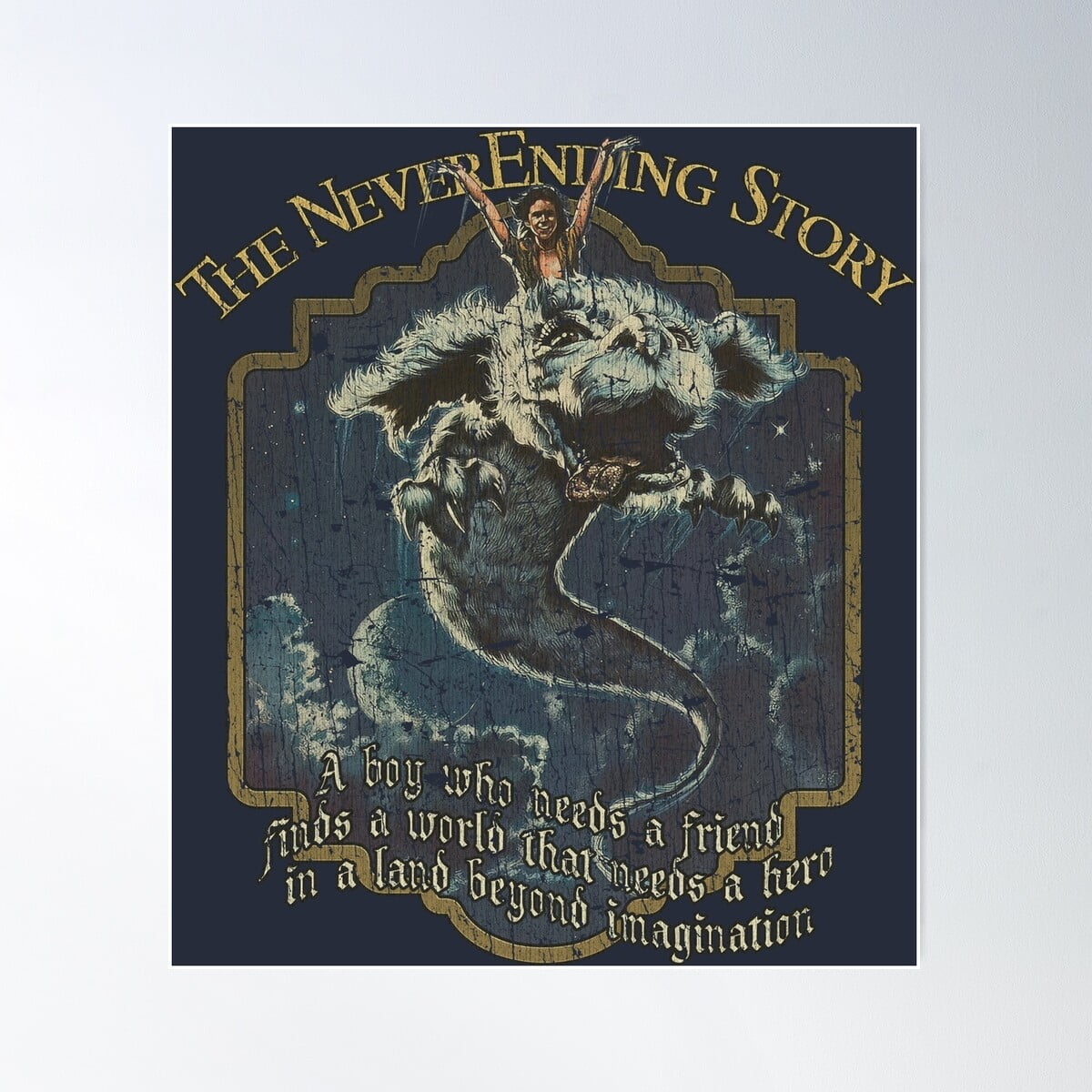 Kna Prints - 1 Pc Poster The Neverending Story 1984, UNFRAMED-12x18 ...