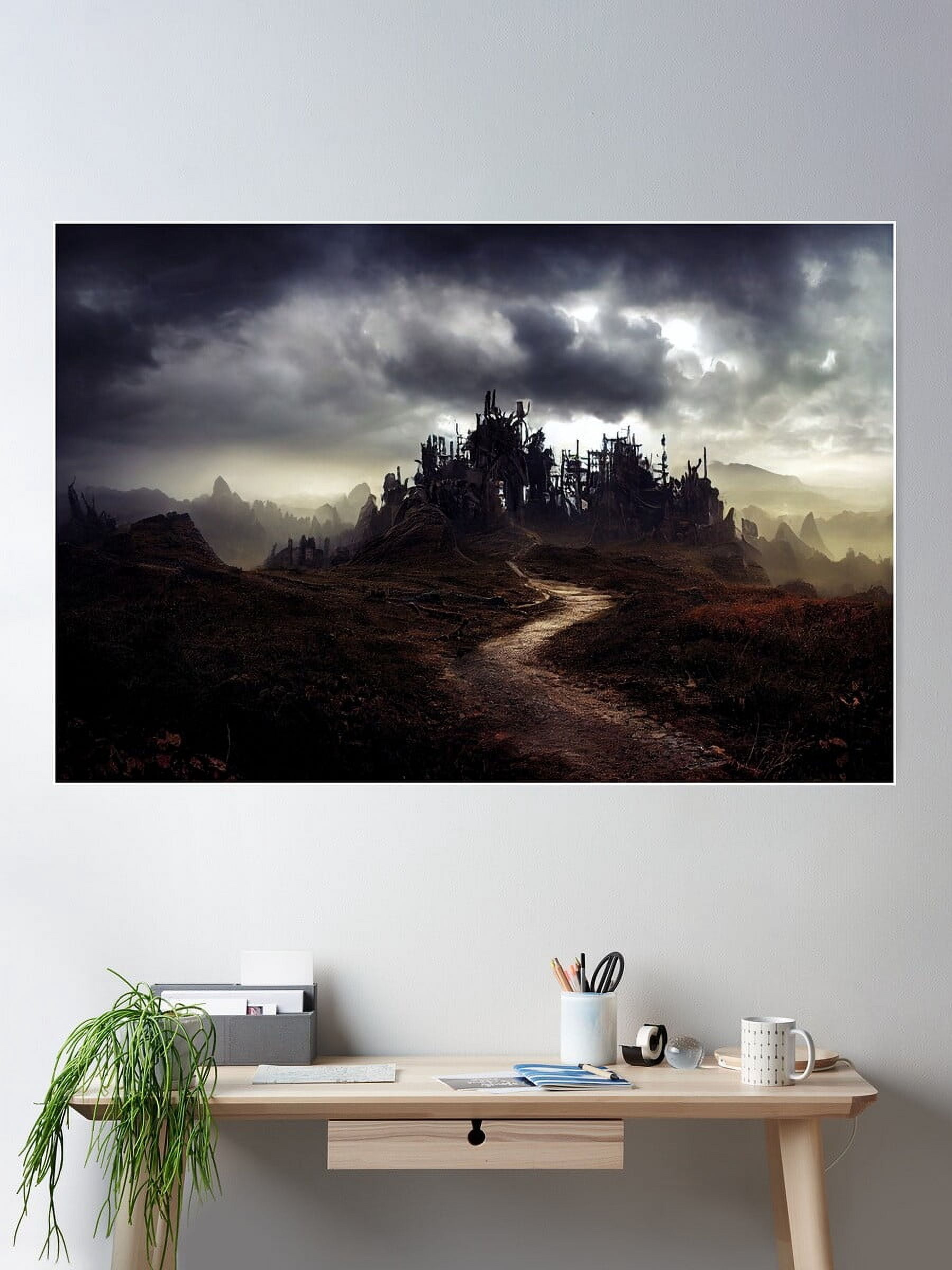Kna Prints - 1 Pc Poster The Path To The Dead Ruins, UNFRAMED-12x18 ...