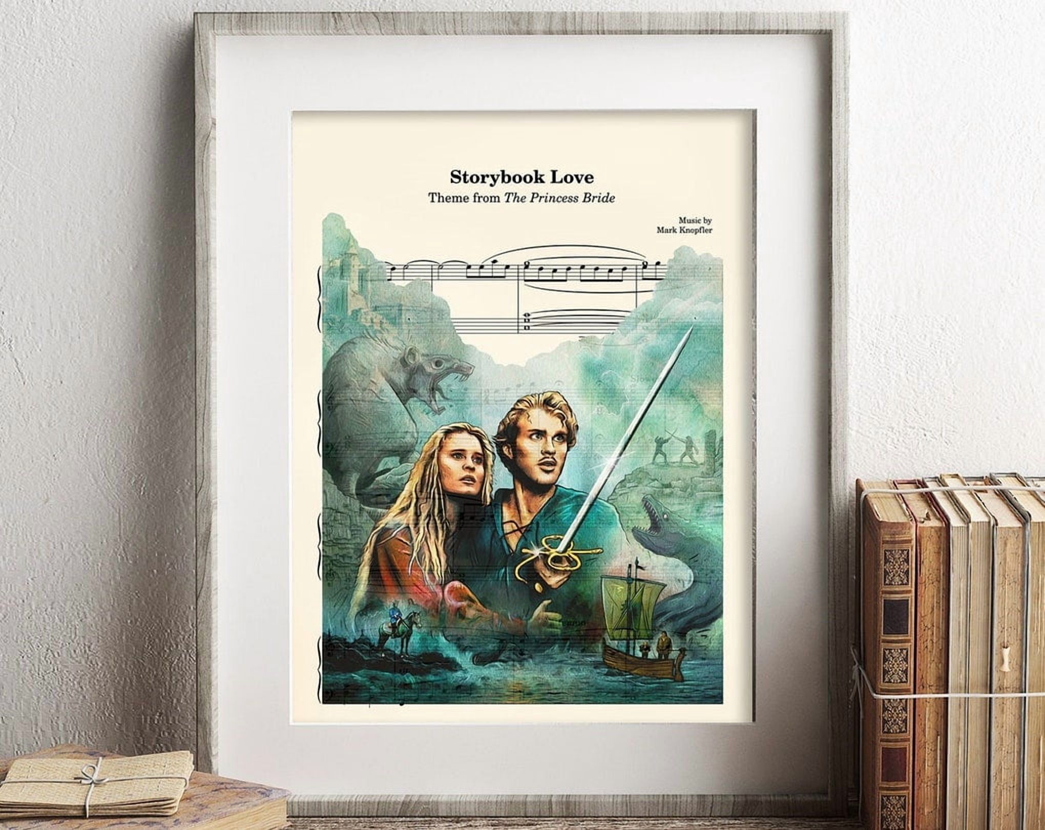 Kna Prints - 1 Pc Poster The Princess Bride Sheet Music Art Print ...