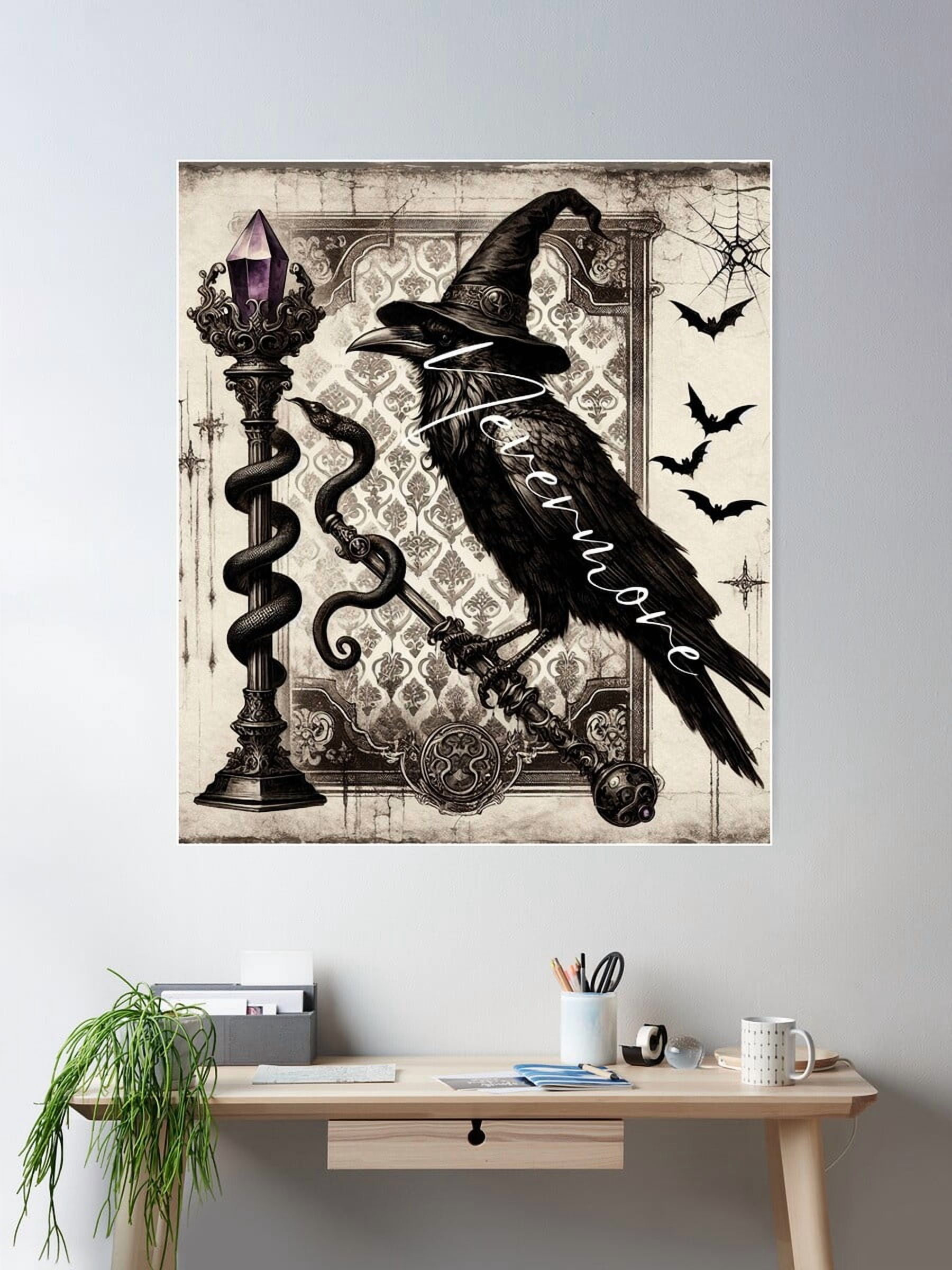 Kna Prints - 1 Pc Poster The Raven Poem By Allan Edgar Poe 19Th Century ...