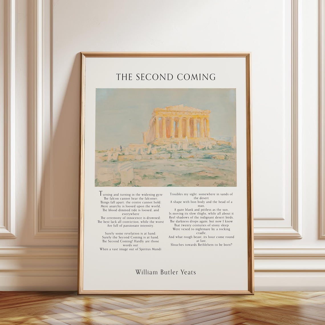 Kna Prints - 1 Pc Poster The Second Coming By William Butler Yeats ...