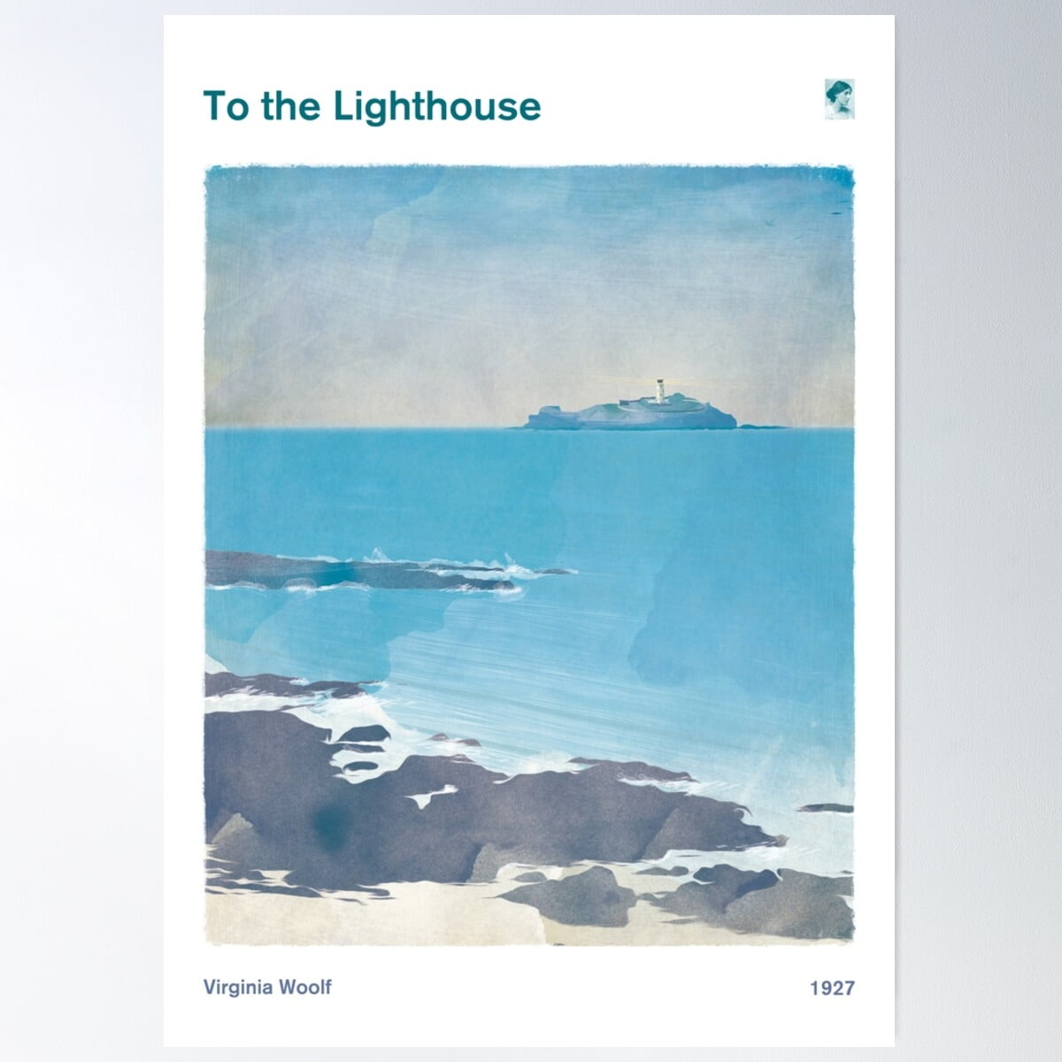 Kna Prints - 1 Pc Poster To The Lighthouse, Virginia Woolf Literary Art ...