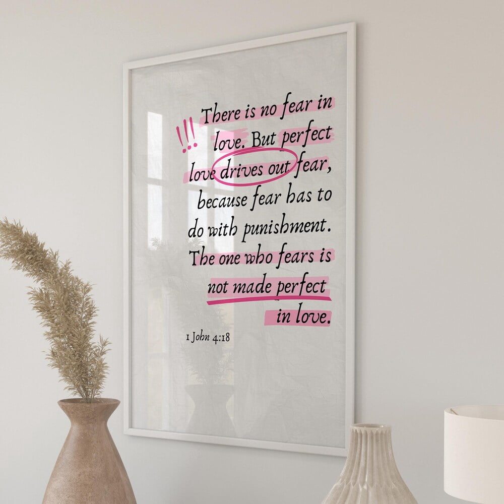 Kna Prints - 1 Pc Poster Trendy Christian Art,Wall Decor With Bible ...