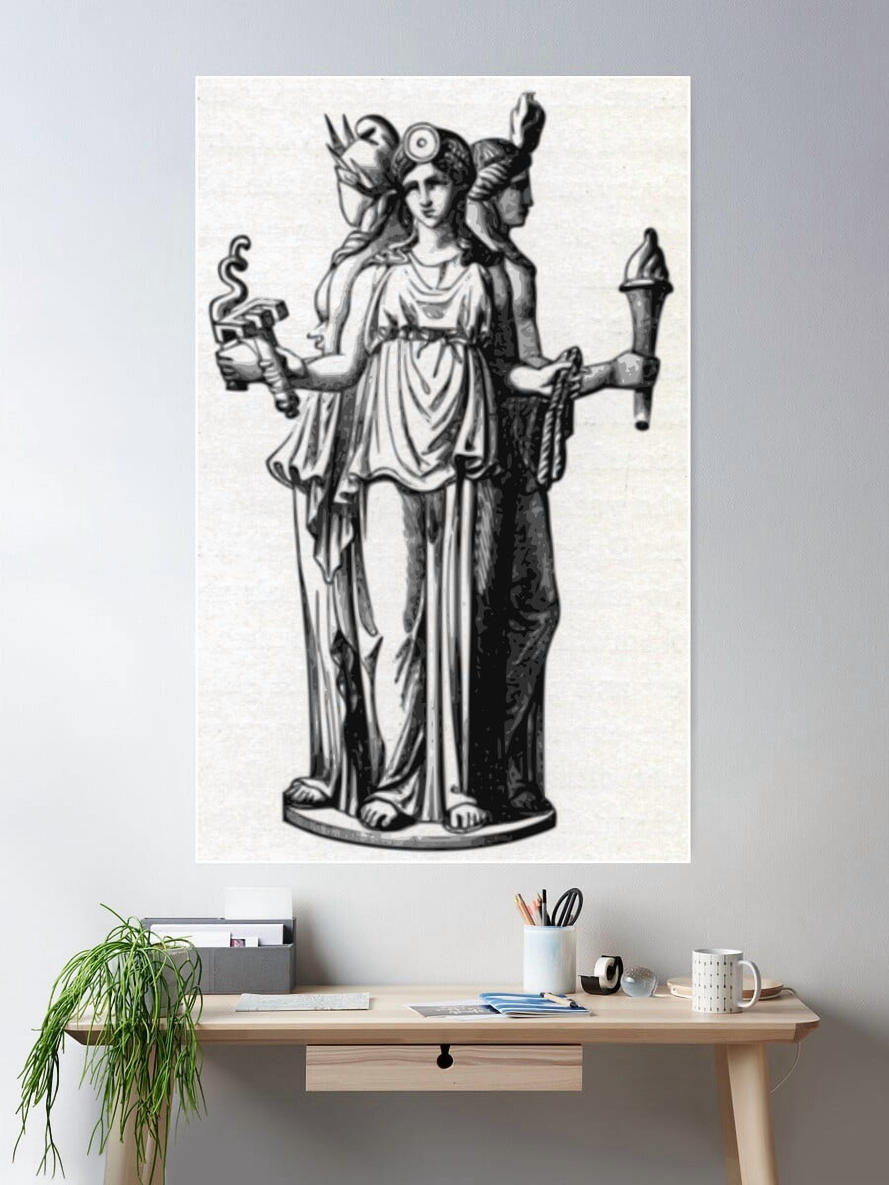 Kna Prints - 1 Pc Poster Triple Goddess Hekate, UNFRAMED-8x12 - Walmart.com