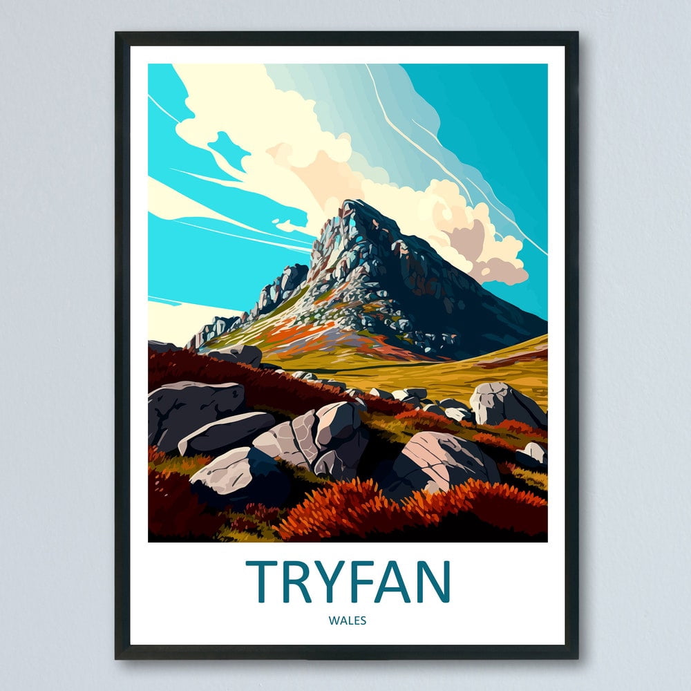 Kna Prints - 1 Pc Poster Tryfan Travel Wall Art Tryfan Wall Hanging ...