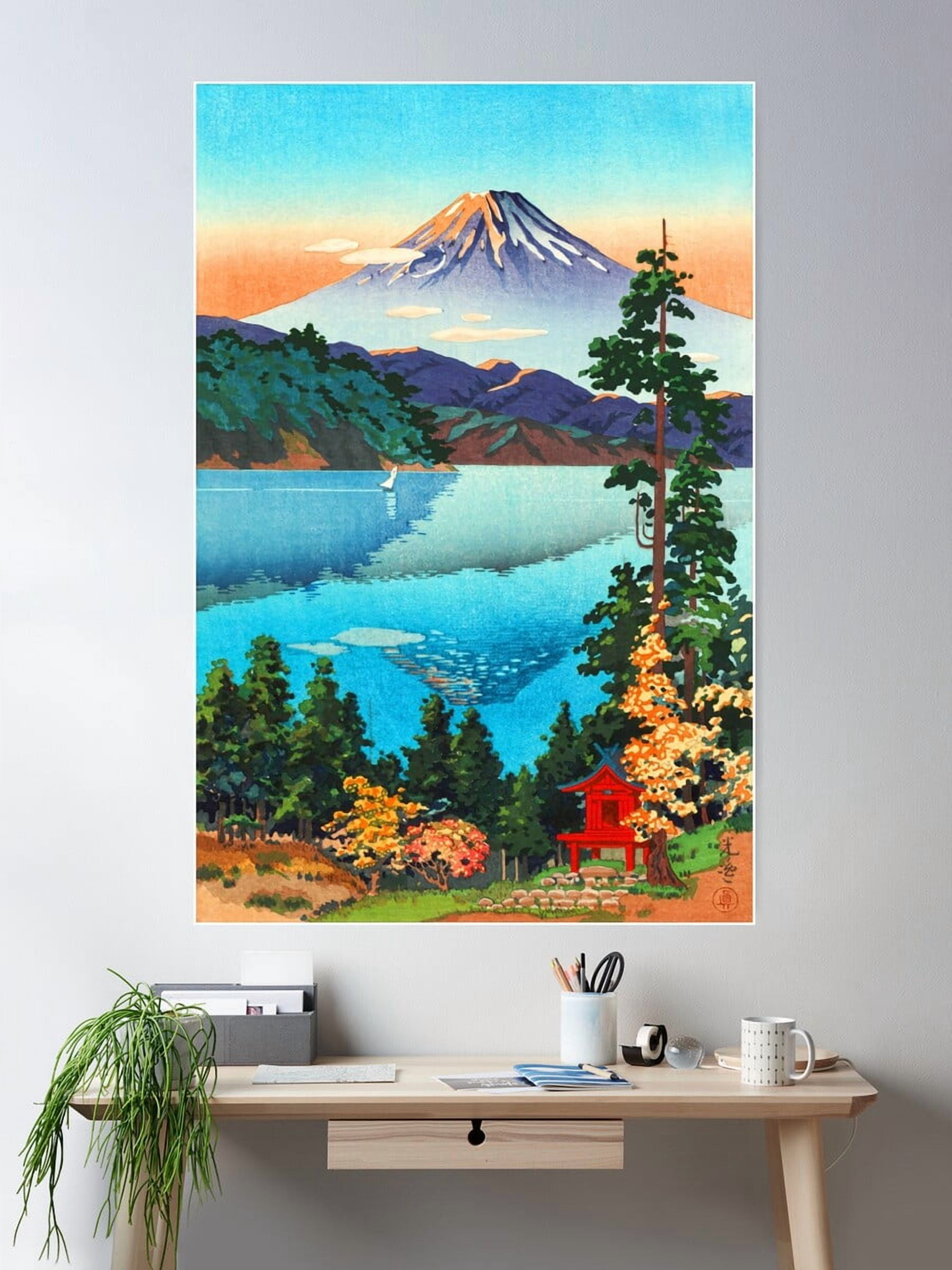 Kna Prints - 1 Pc Poster Tsuchiya Koitsu Lake Ashi In The Hakone Hills ...