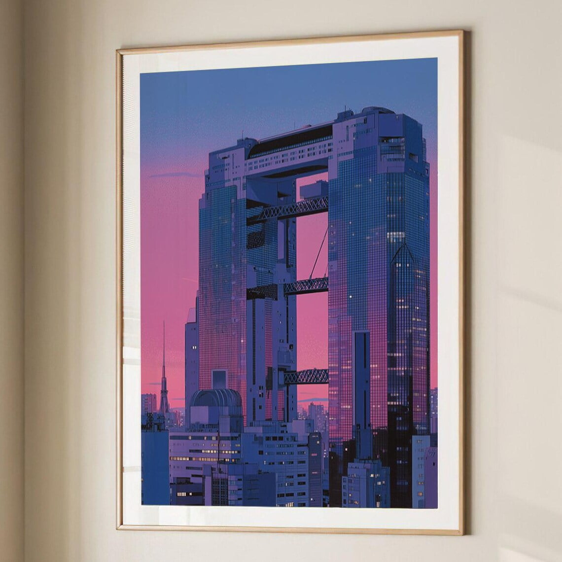 Kna Prints - 1 Pc Poster Umeda Sky Osaka Cityscape Japan Landscape ...