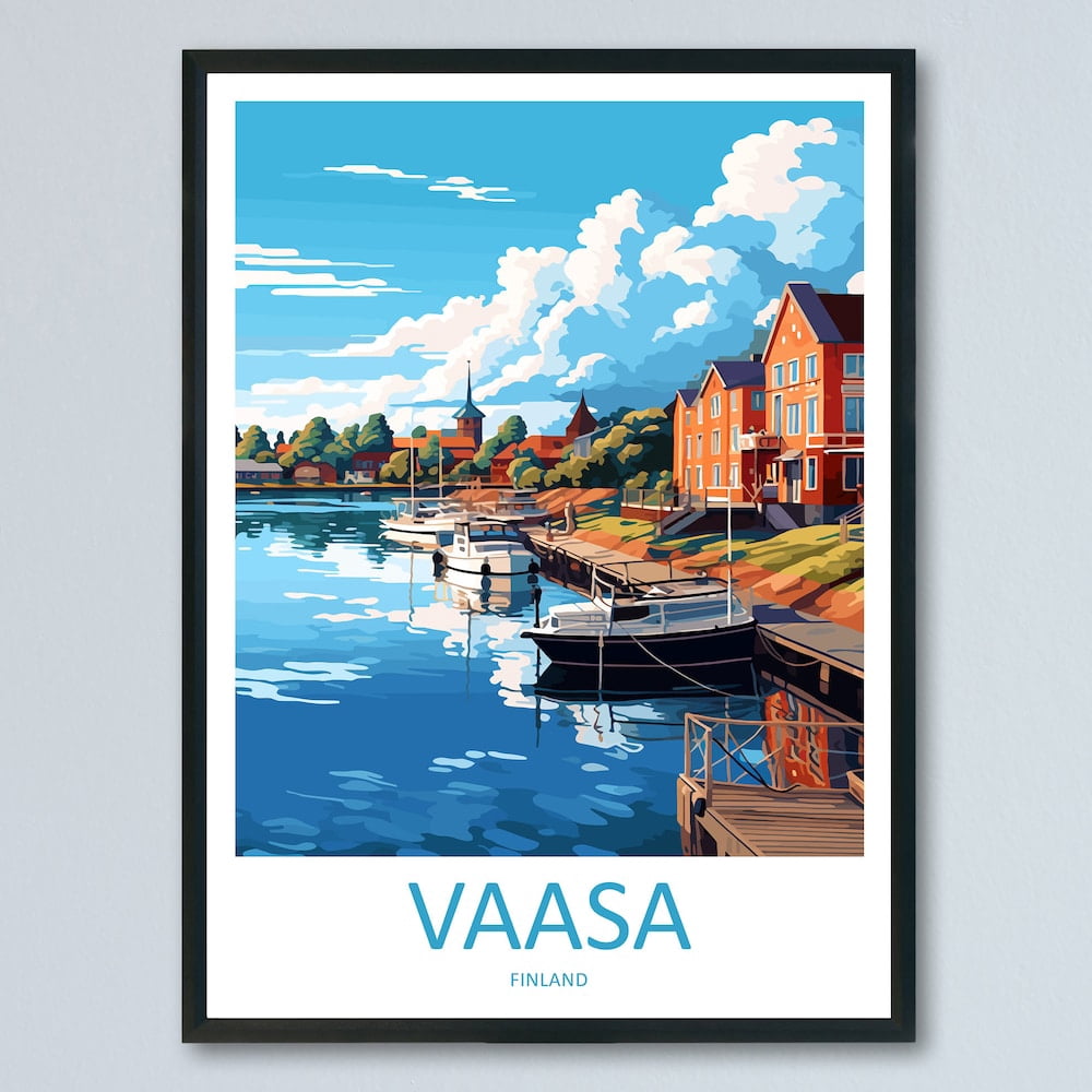 Kna Prints - 1 Pc Poster Vaasa Travel Wall Art Vaasa Wall Hanging Home ...