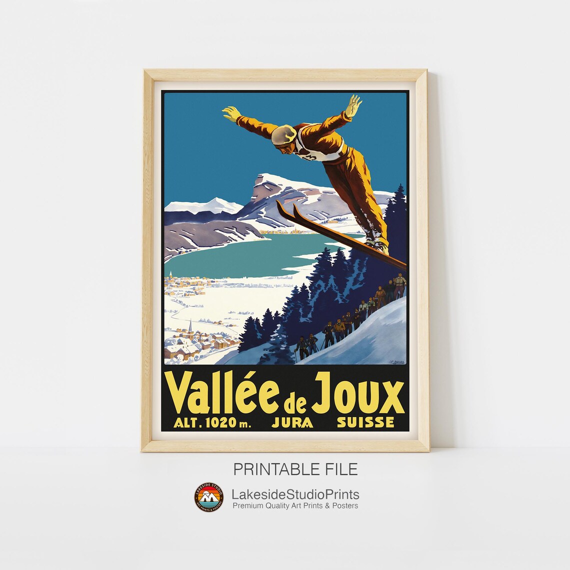 Kna Prints - 1 Pc Poster Vallee De Joux, Jura Switzerland Vintage ...