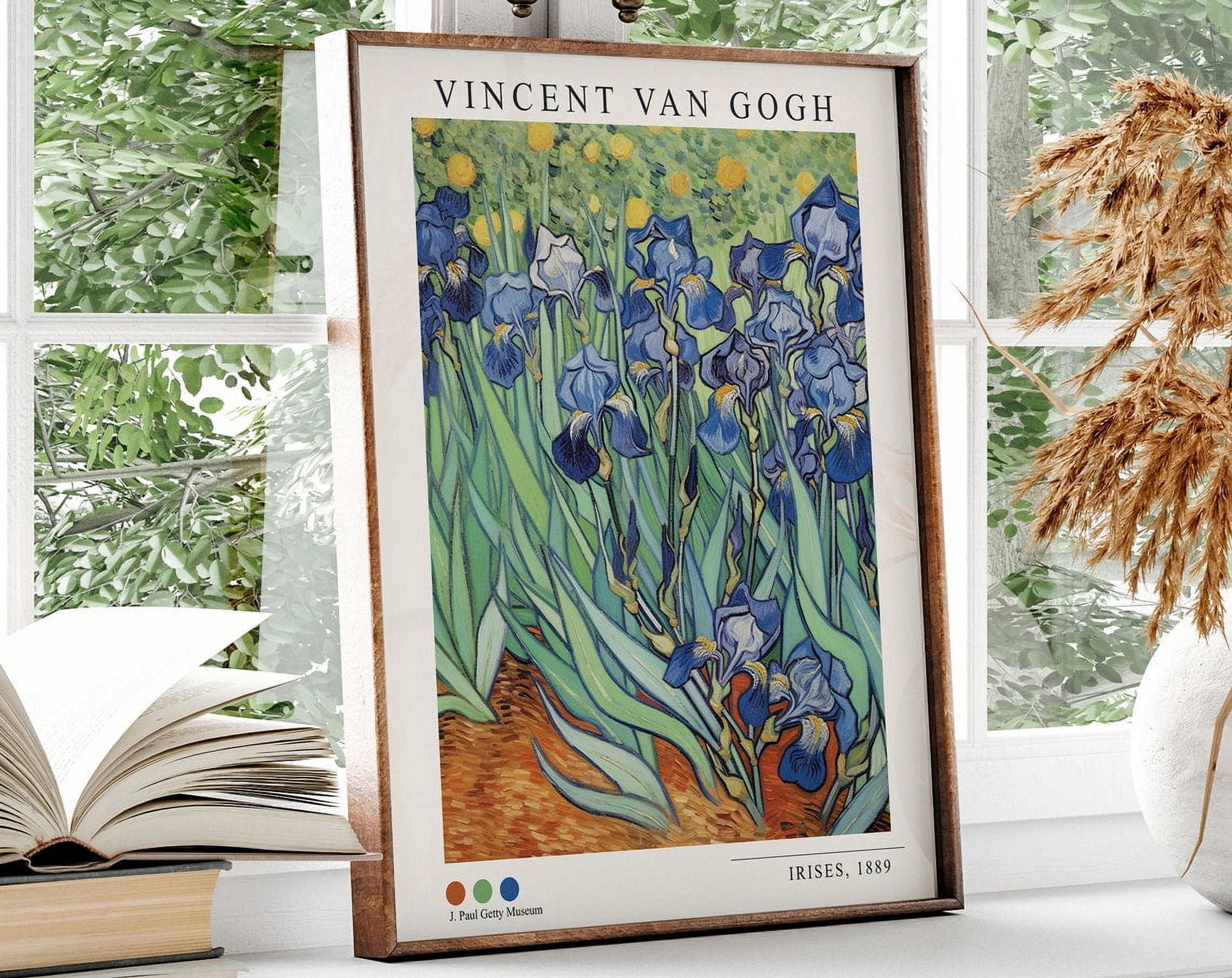 Kna Prints - 1 Pc Poster Van Gogh Print, Irises Painting, Van Gogh Print , Classical Art Print ...