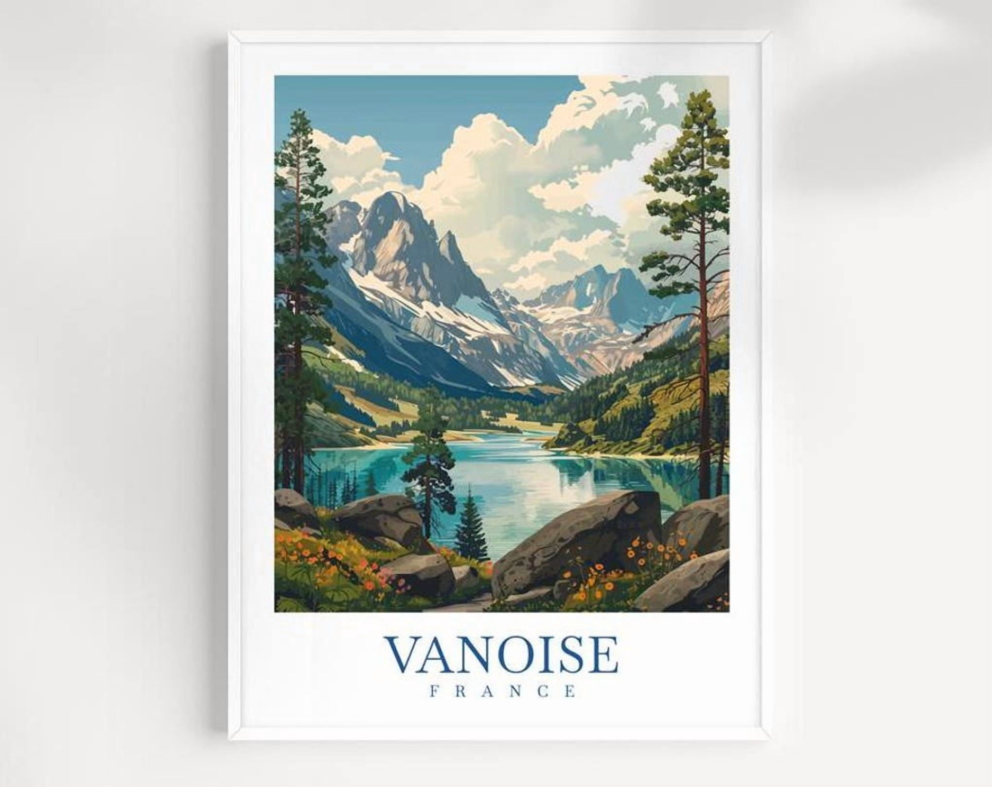 Kna Prints - 1 Pc Poster Vanoise France Travel Print Wall Art ...